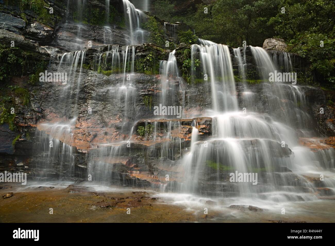 Waterfall in Katoomba Stock Photo - Alamy