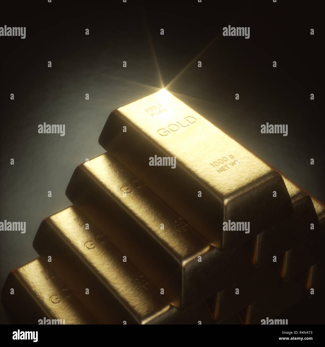 1000 Gram Gold Bar Stock Photo - Alamy