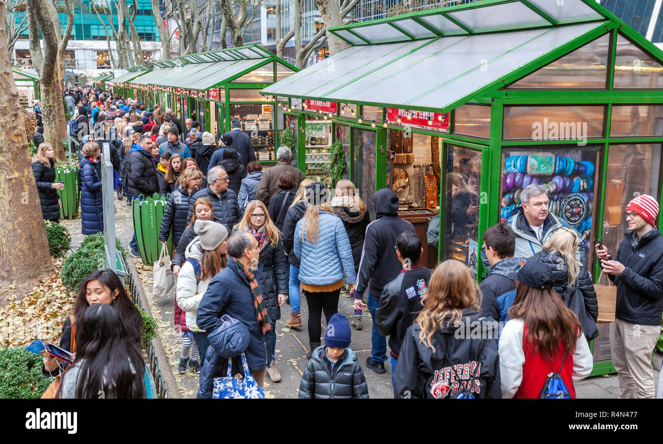 Families and friends of all ages enjoy shopping in the Christmas ...