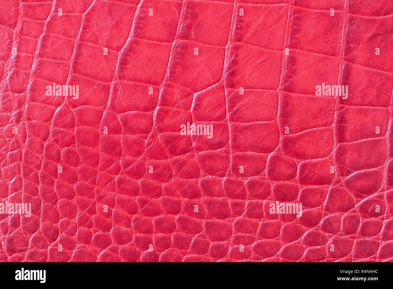 Texture of genuine leather close-up, with embossed scales reptiles ...