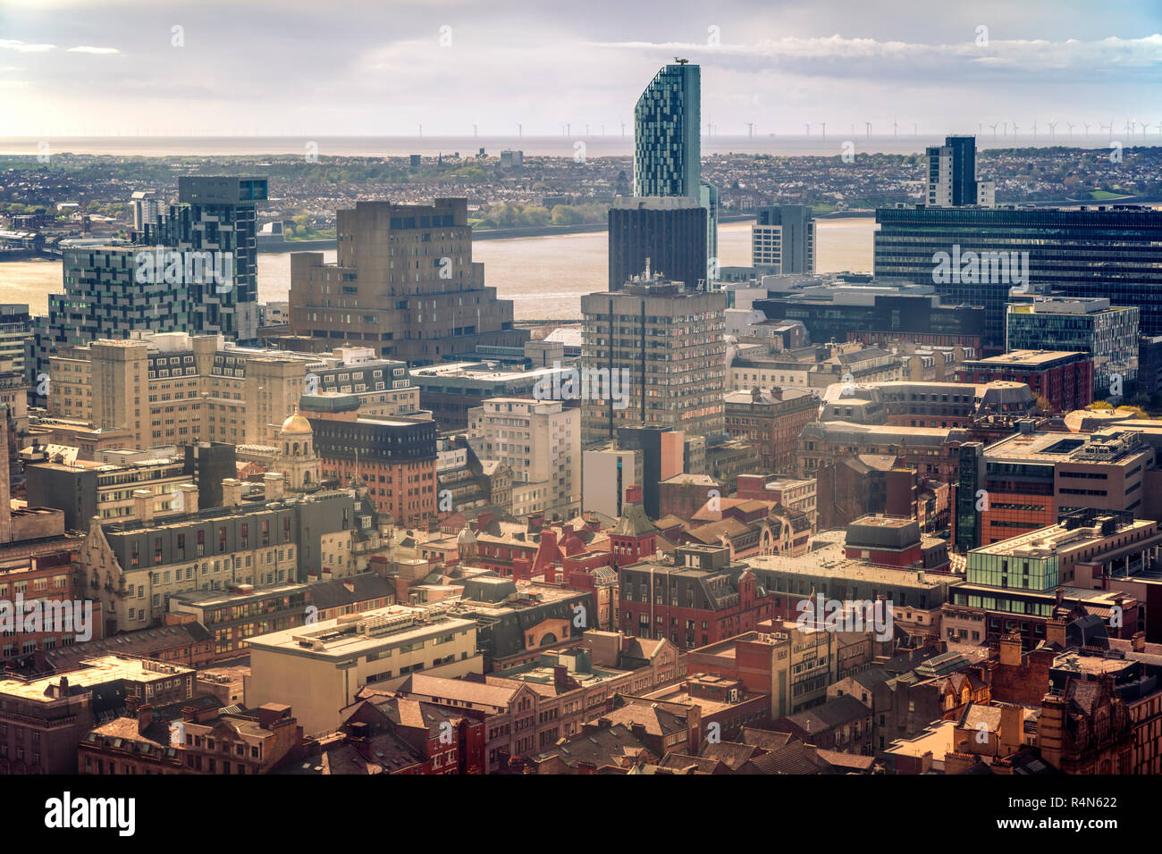 Cityscape of Liverpool, England Stock Photo - Alamy