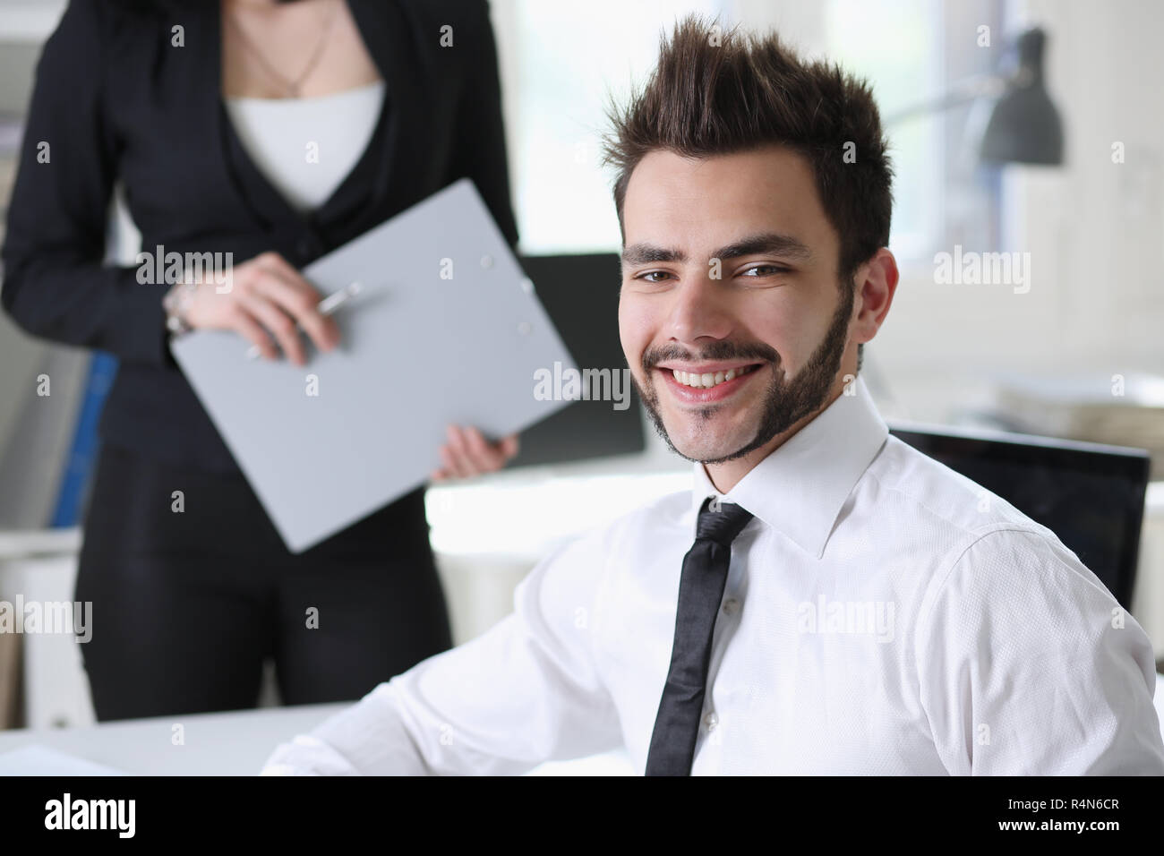 Teamwork office assistant staff hi-res stock photography and images - Alamy