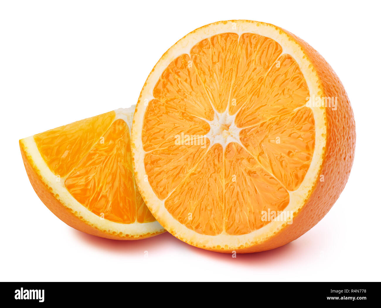 Two orange slices on Cut Out Stock Images & Pictures - Alamy