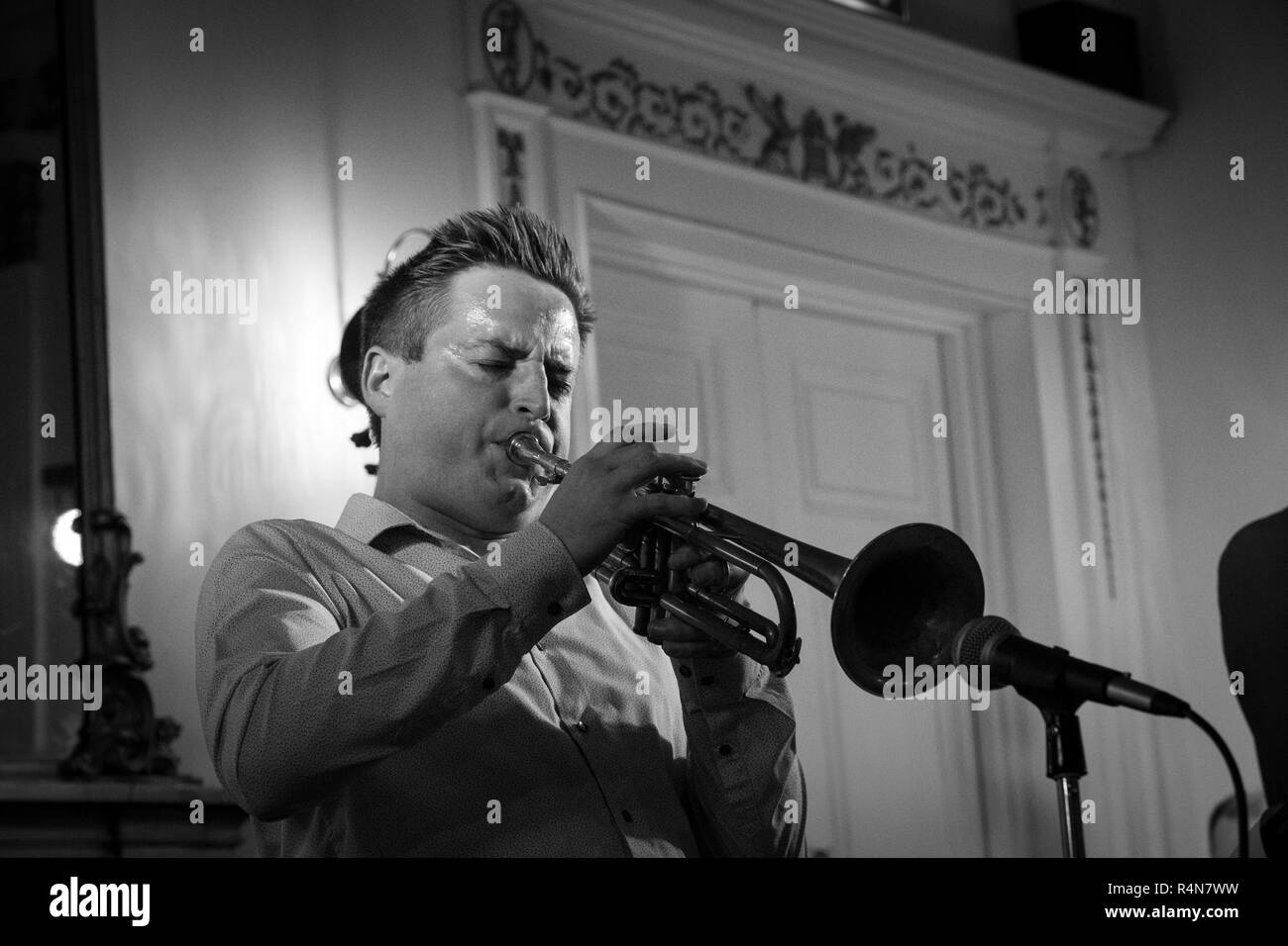 British jazz trumpet player Black and White Stock Photos & Images - Alamy