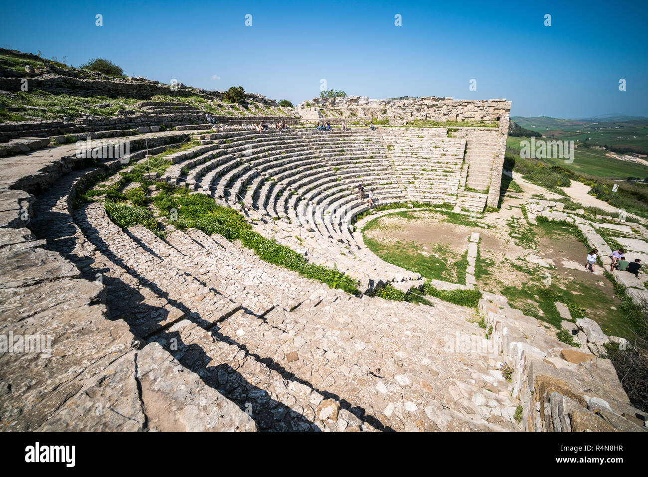 Segesta amphitheatre sicily hi-res stock photography and images - Alamy