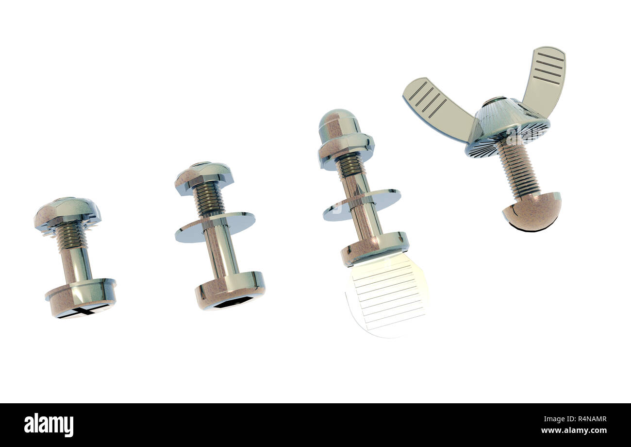 Wing bolts Cut Out Stock Images & Pictures - Alamy