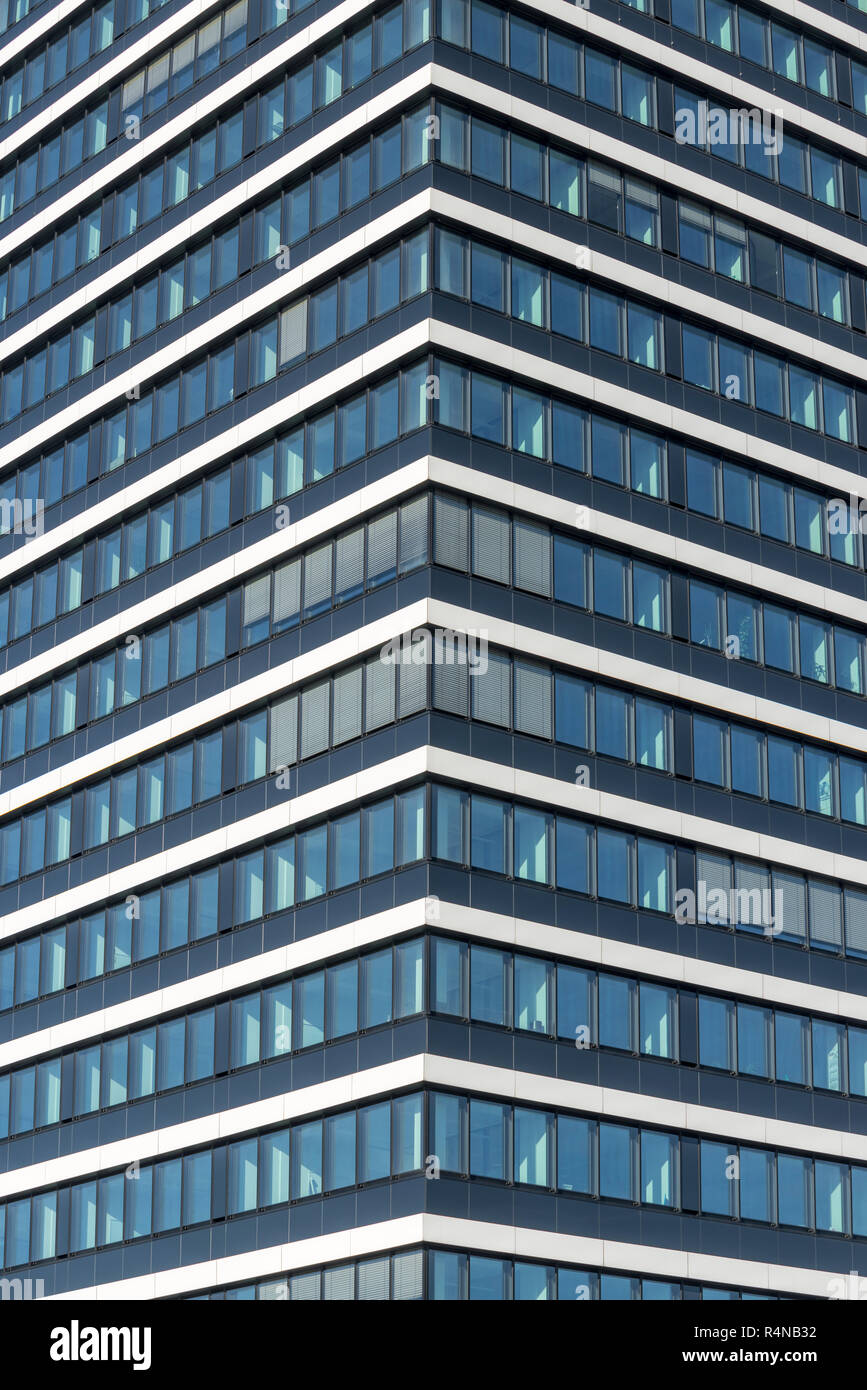 abstract facade of a modern office building in hamburg,germany Stock ...