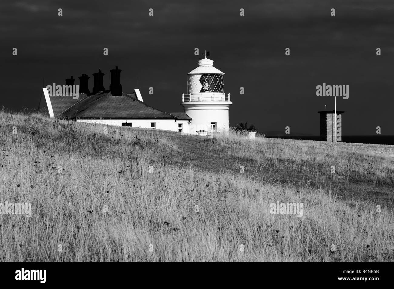 Anvil Point Lighthouse, Durlston Country Park, Swanage Town, Isle of ...