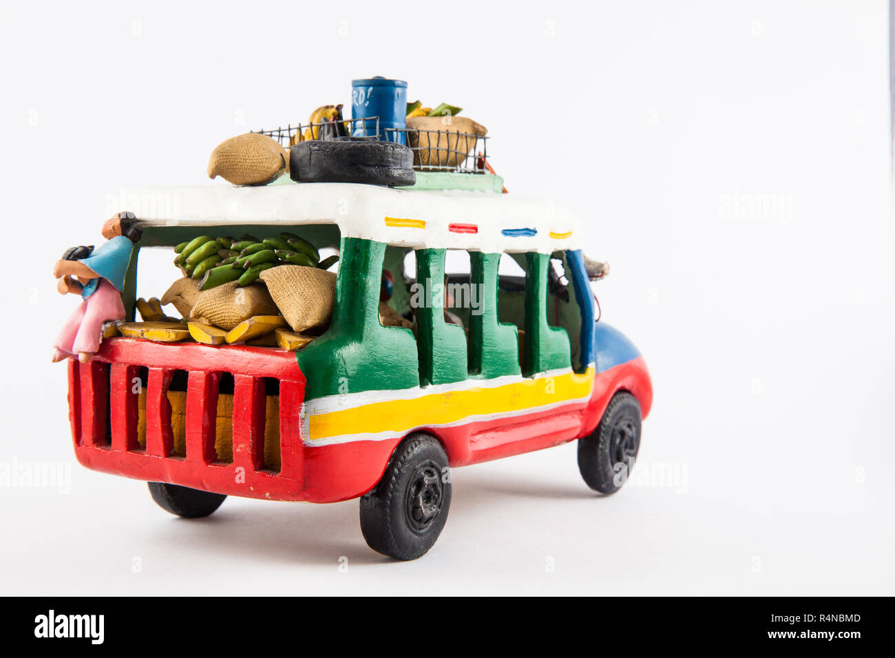 Colorful traditional rural bus from Colombia Stock Photo - Alamy