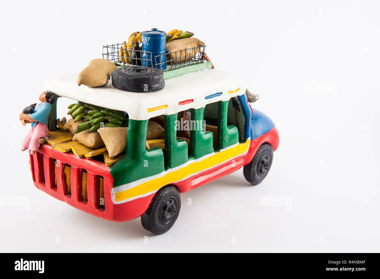 Colorful traditional rural bus from Colombia Stock Photo - Alamy