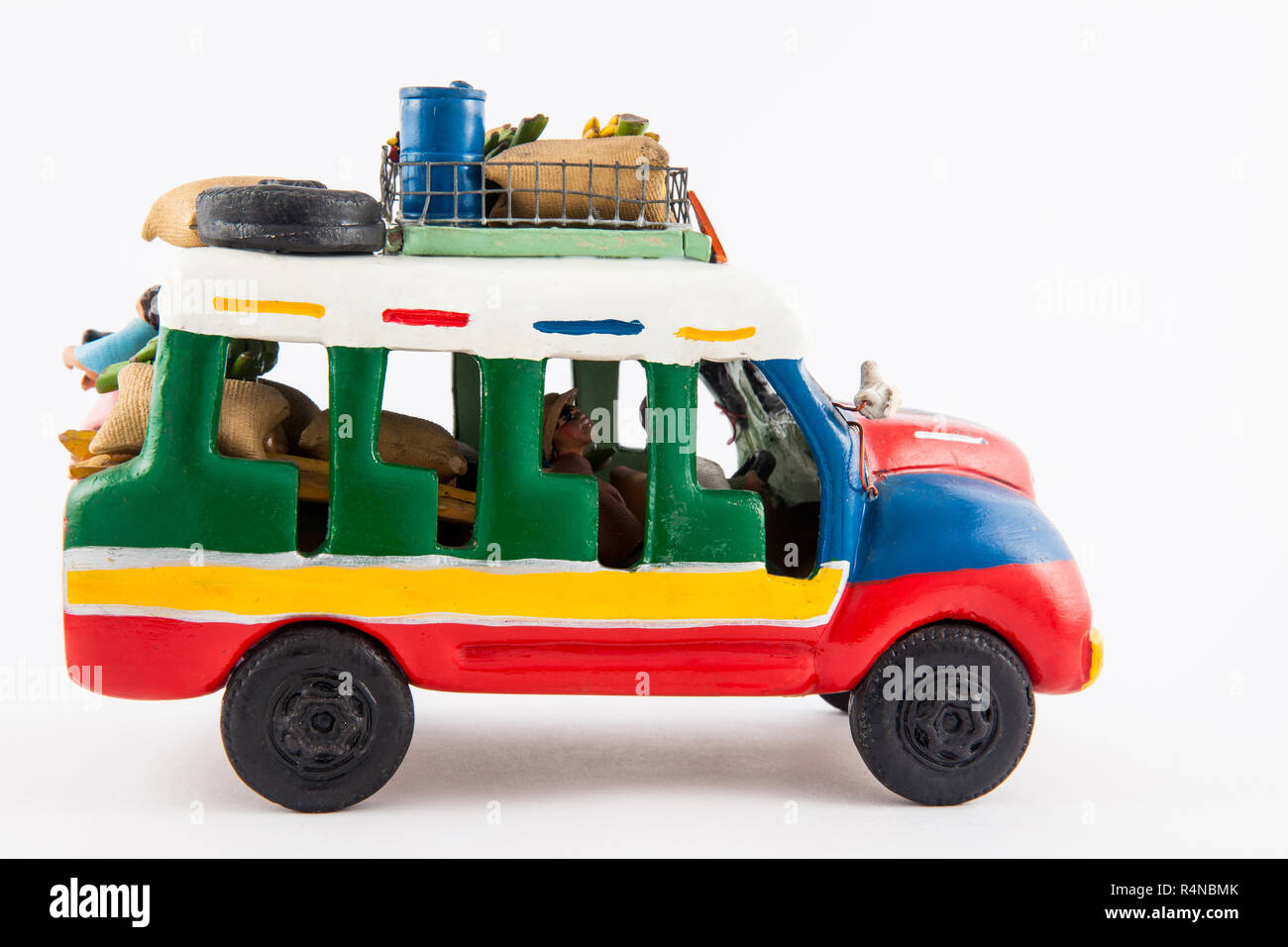 Colorful traditional rural bus from Colombia Stock Photo - Alamy