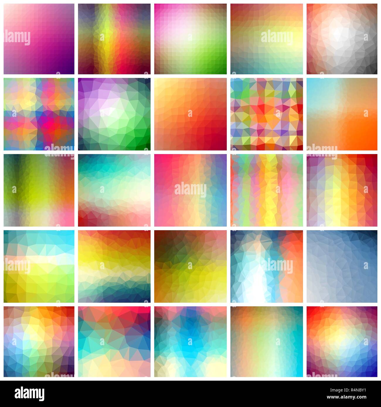 Polygon collage hi-res stock photography and images - Alamy