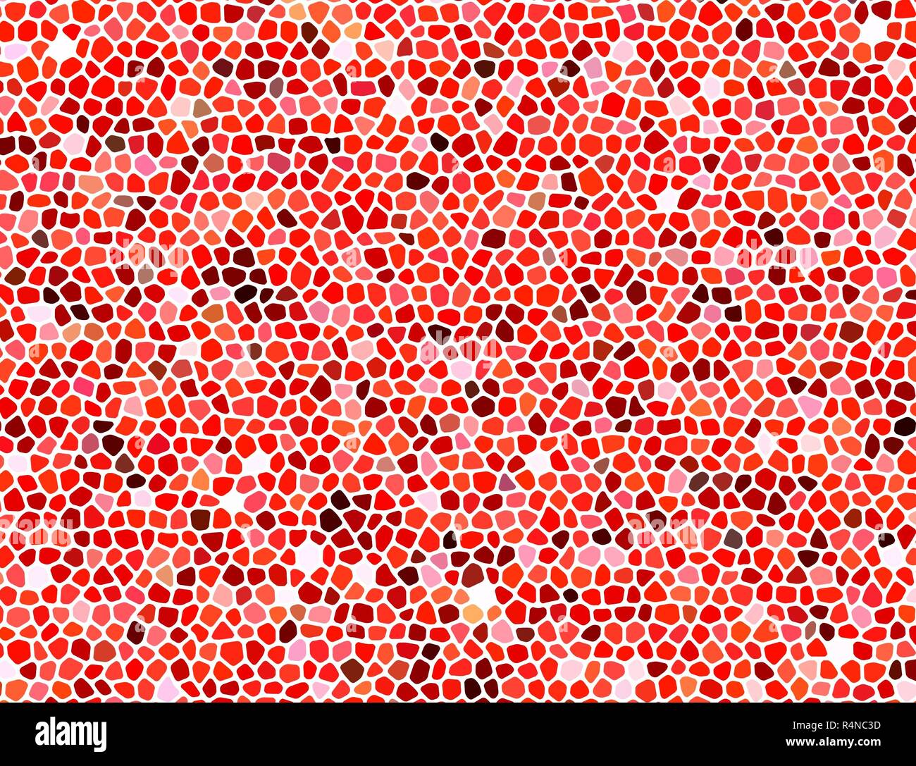Red mosaic illustration Stock Photo - Alamy