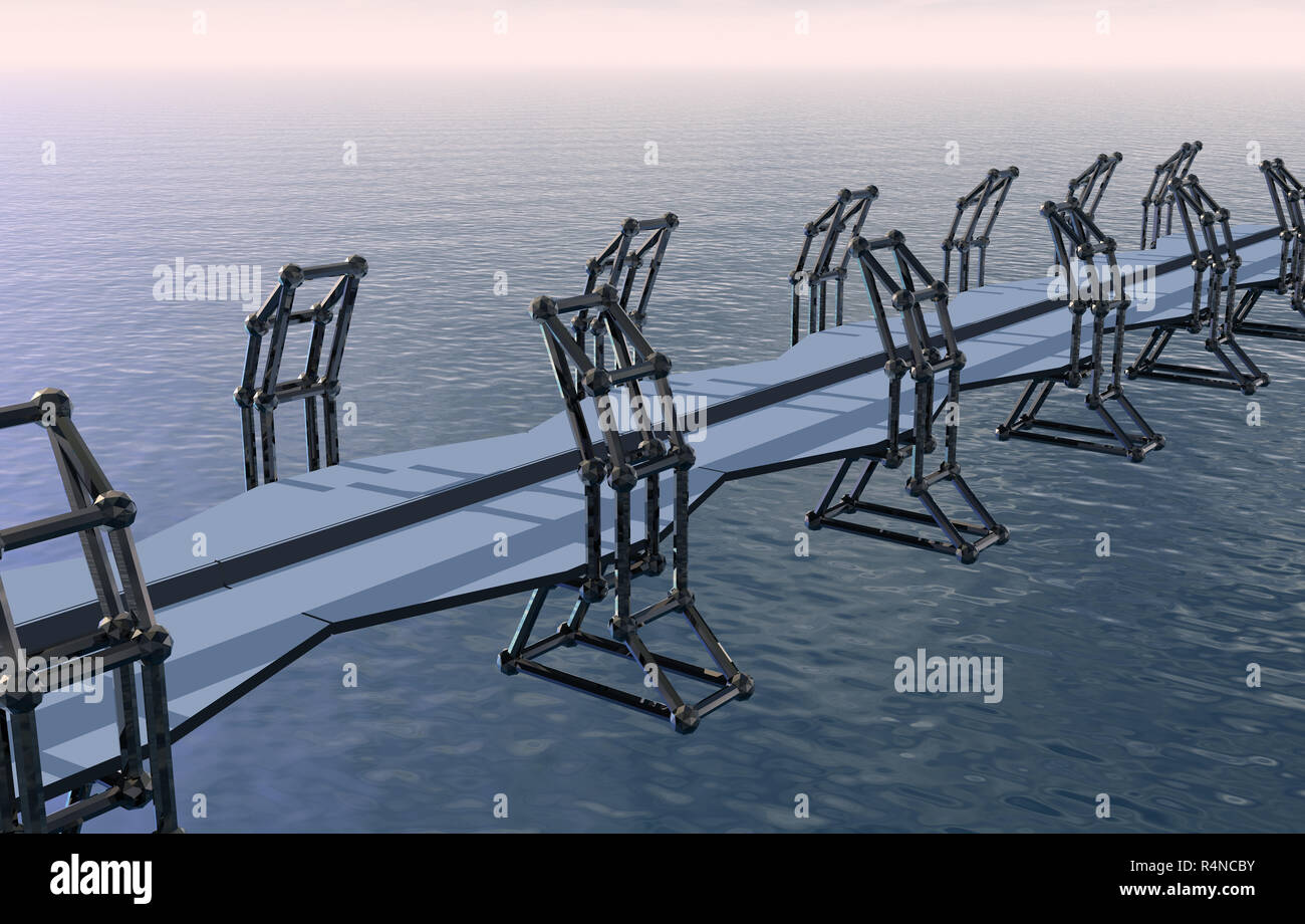 bridge over the sea Stock Photo - Alamy