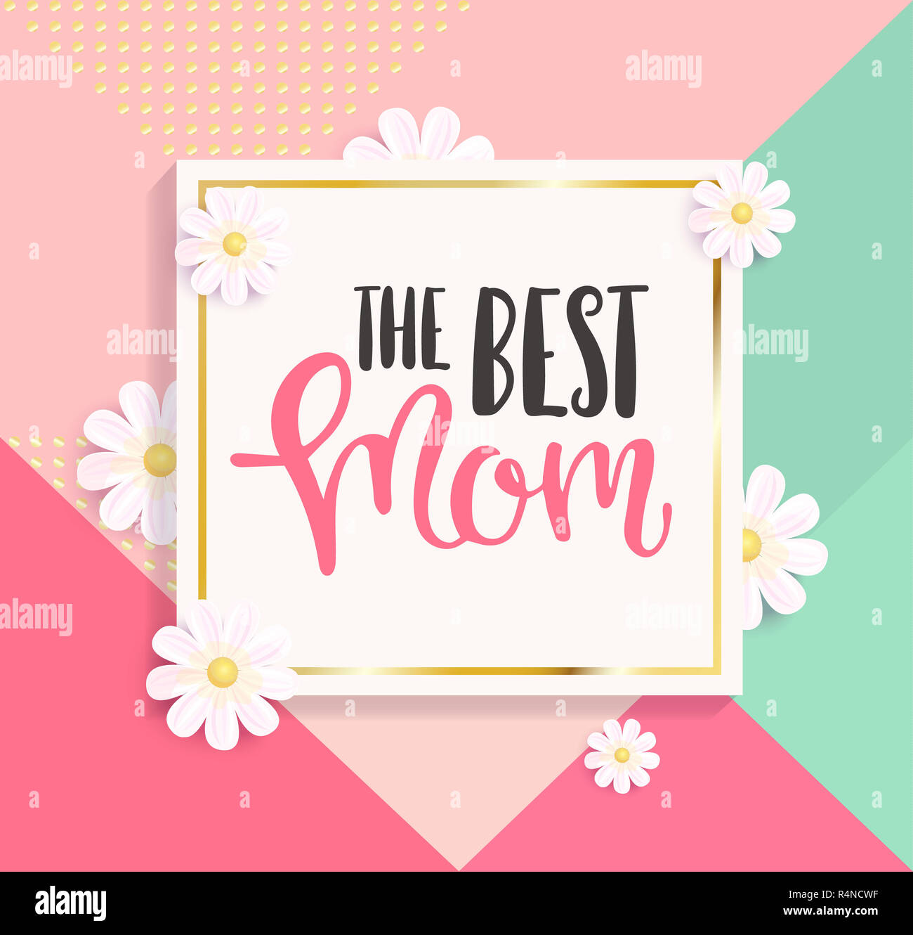 The best mom greeting card Stock Photo - Alamy