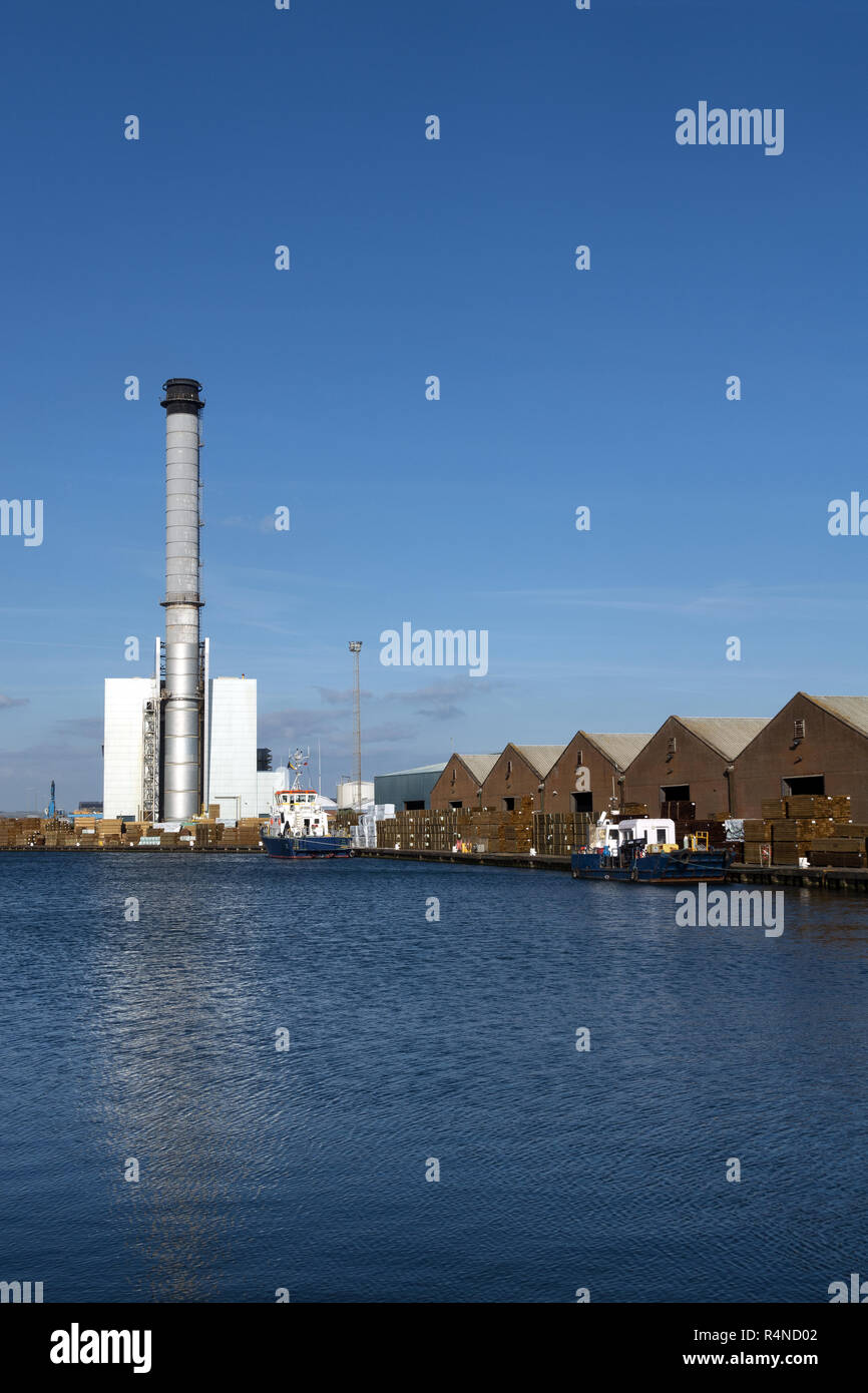 Shoreham commercial port on the South Coast of England, UK Stock Photo ...