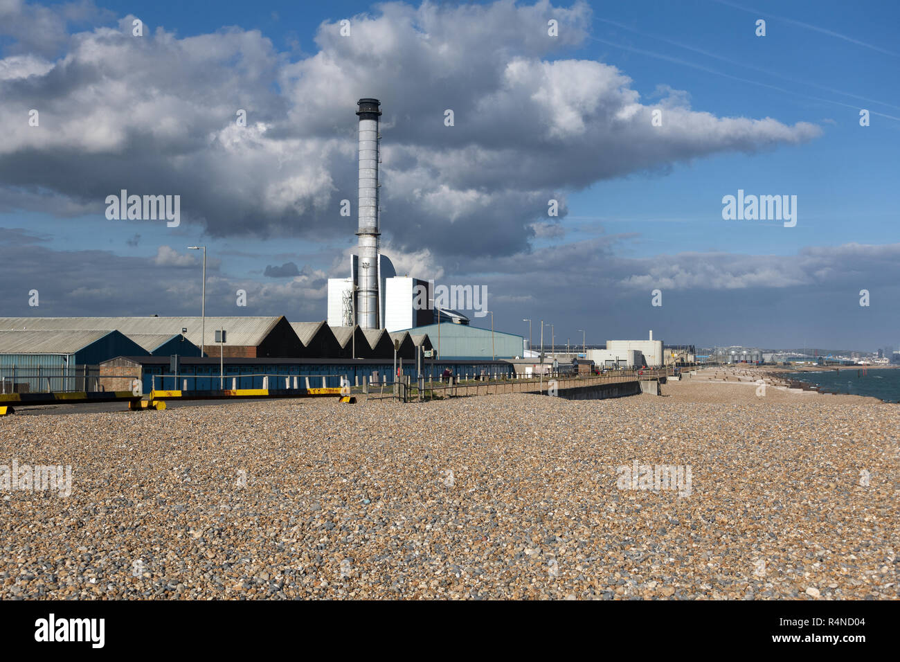 Shoreham commercial port on the South Coast of England, UK Stock Photo ...