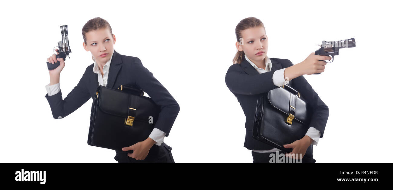 Female security agent running hi-res stock photography and images - Alamy