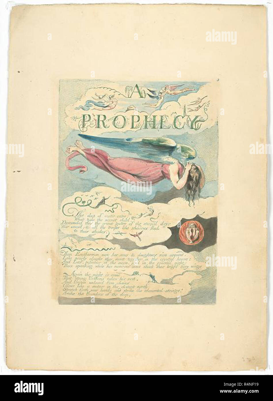 vintage illustration with a fantasy theme Stock Photo - Alamy
