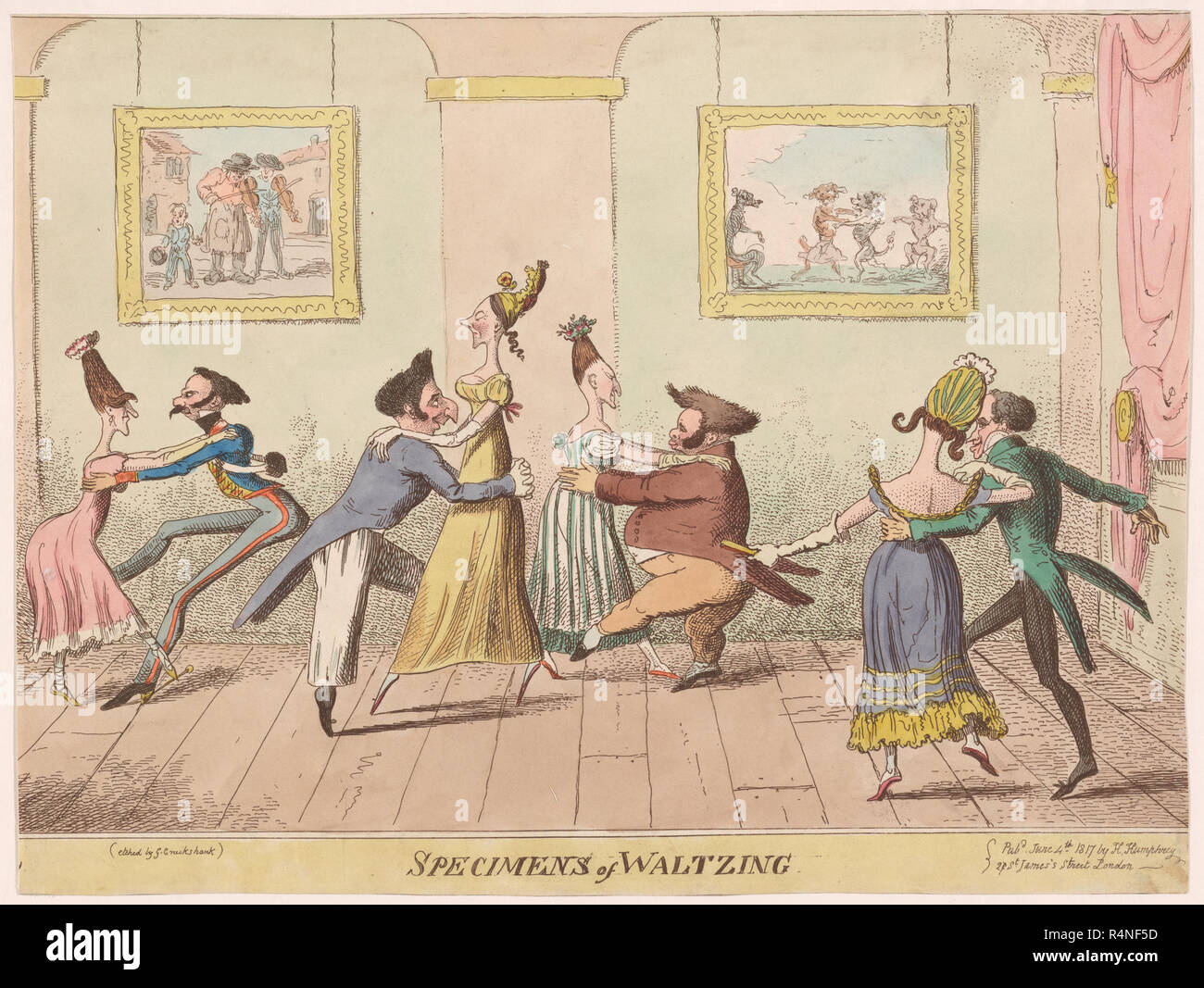 renaissance party illustration Stock Photo - Alamy