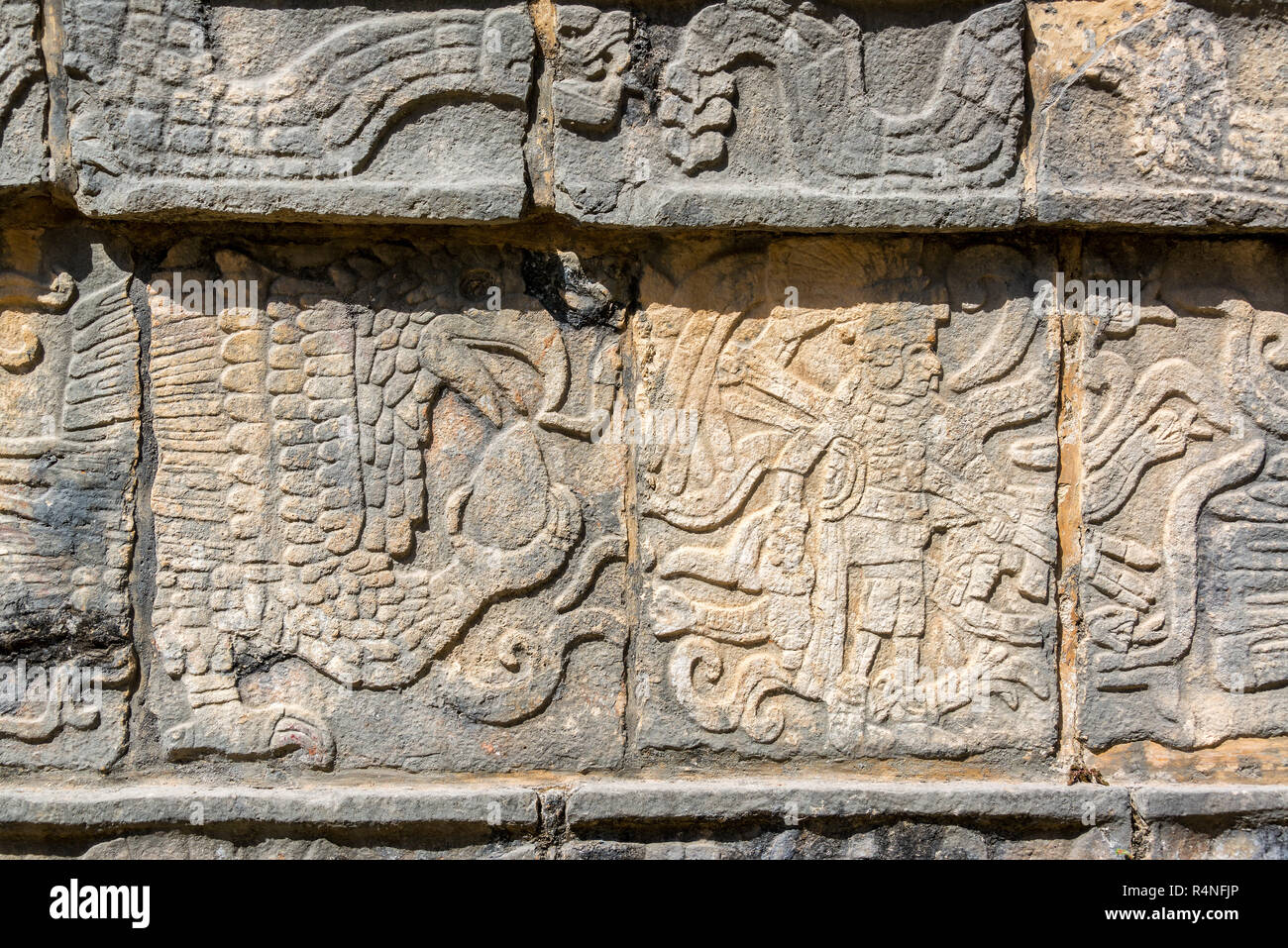 Chichen Itza Details Stock Photo - Alamy