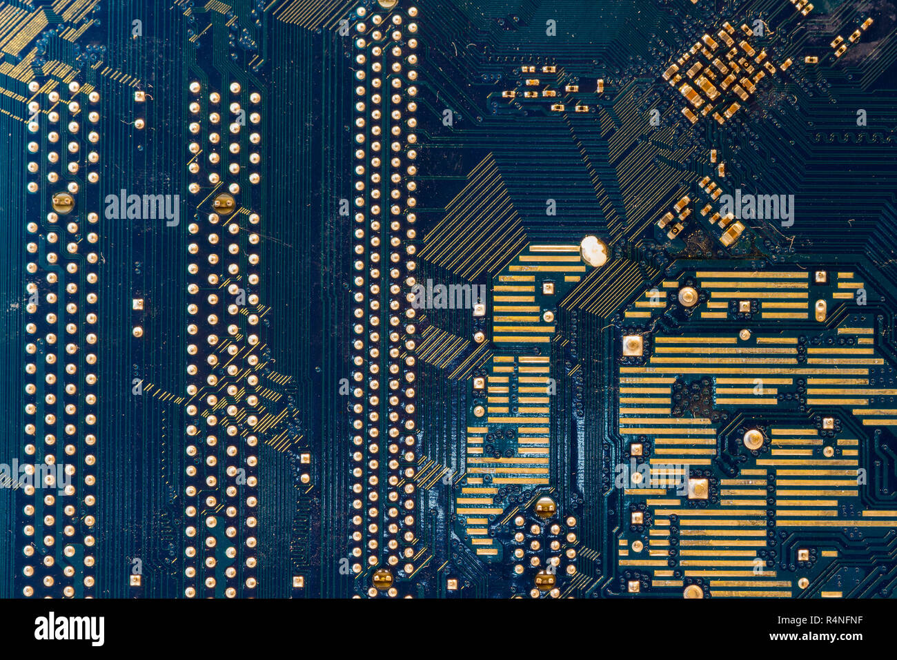 Green motherboard circuit Stock Photo - Alamy