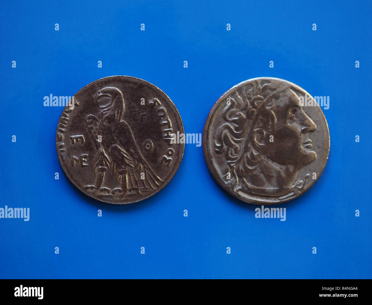 Greek coin hi-res stock photography and images - Alamy