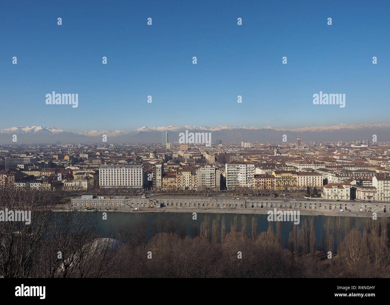 Aerial view of Turin Stock Photo - Alamy