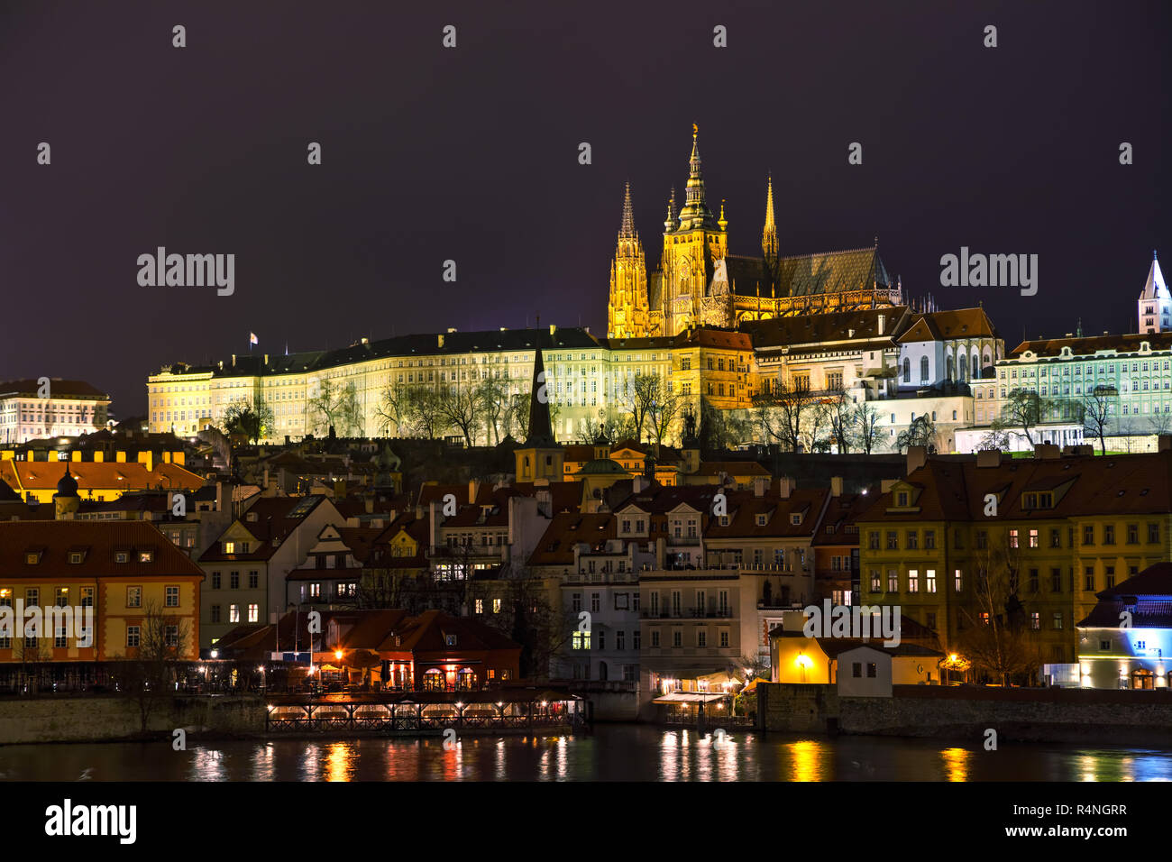 Old Prague cityscape overview Stock Photo - Alamy