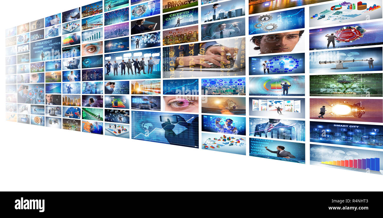 Collage of various business concepts Stock Photo - Alamy