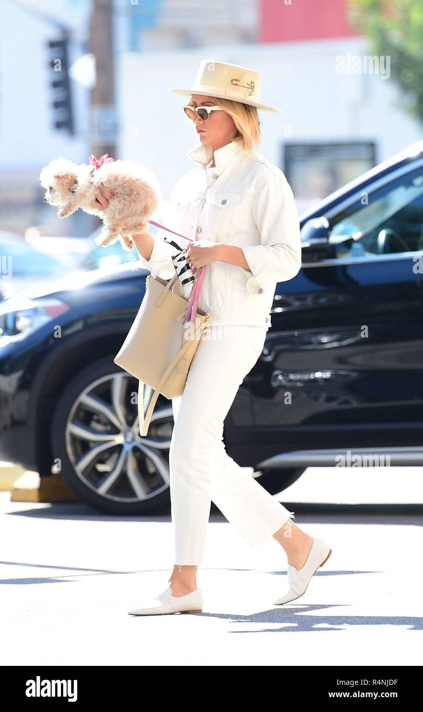 Ashley Tisdale goes to Little Moon with her little dog Featuring ...