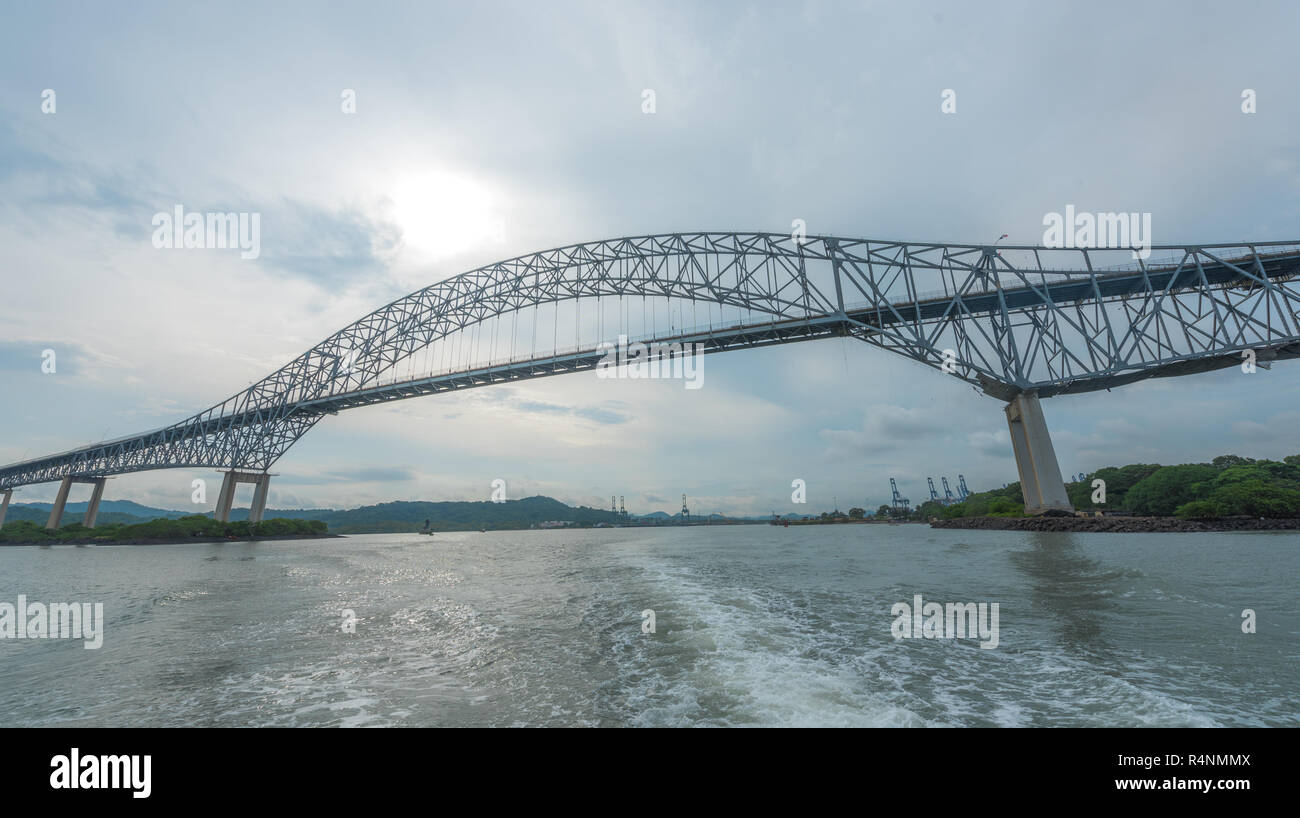 Bridge of the Americas (Puente de las Americas). Built in 1957 and Once ...