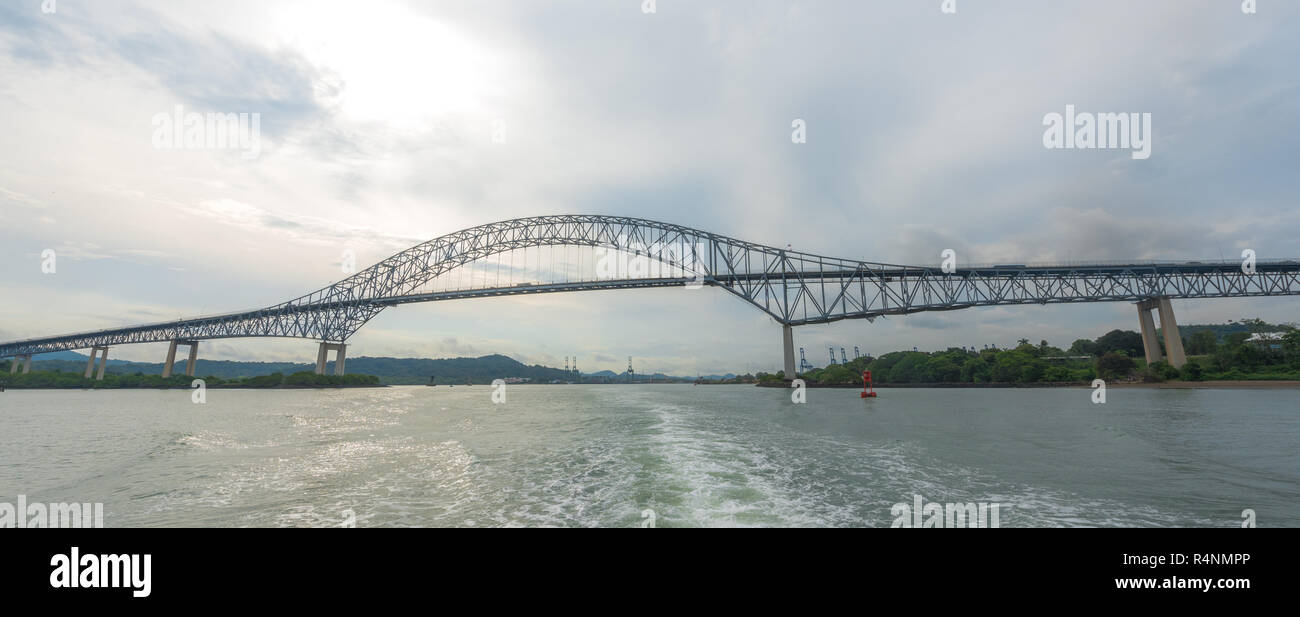 Bridge of the Americas (Puente de las Americas). Built in 1957 and Once ...