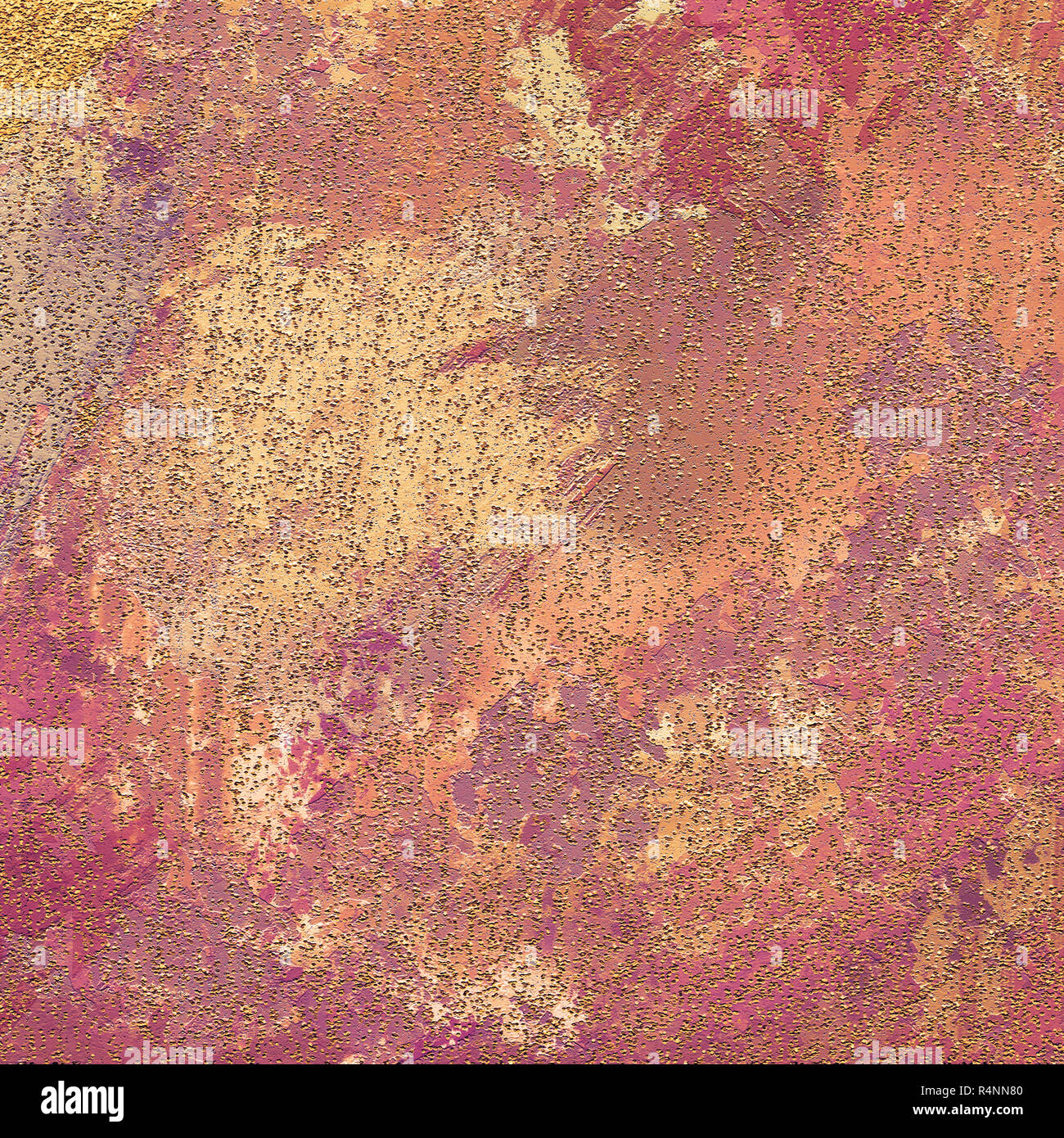 Colorful grunge spots on canvas. Hand drawn grunge paint surface. Dry ...