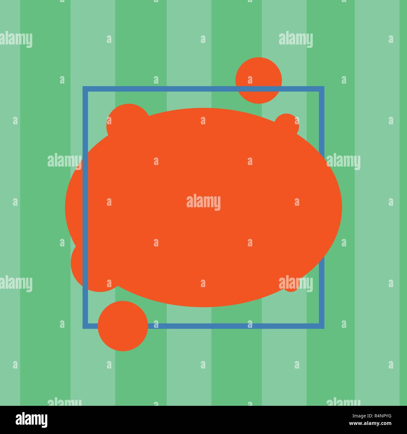 Design business Empty template isolated Minimalist graphic layout ...