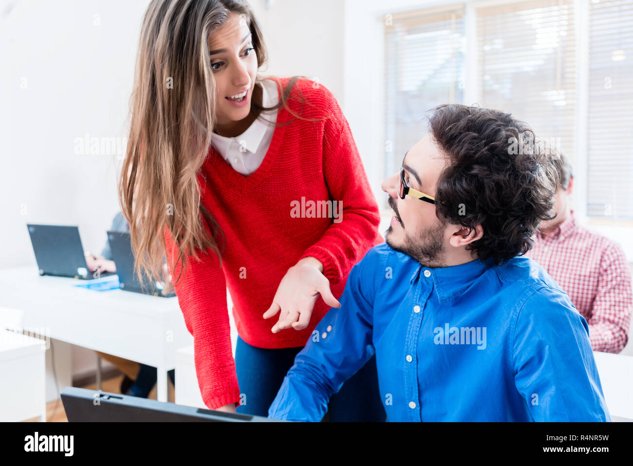Pair Work Classroom High Resolution Stock Photography and Images - Alamy