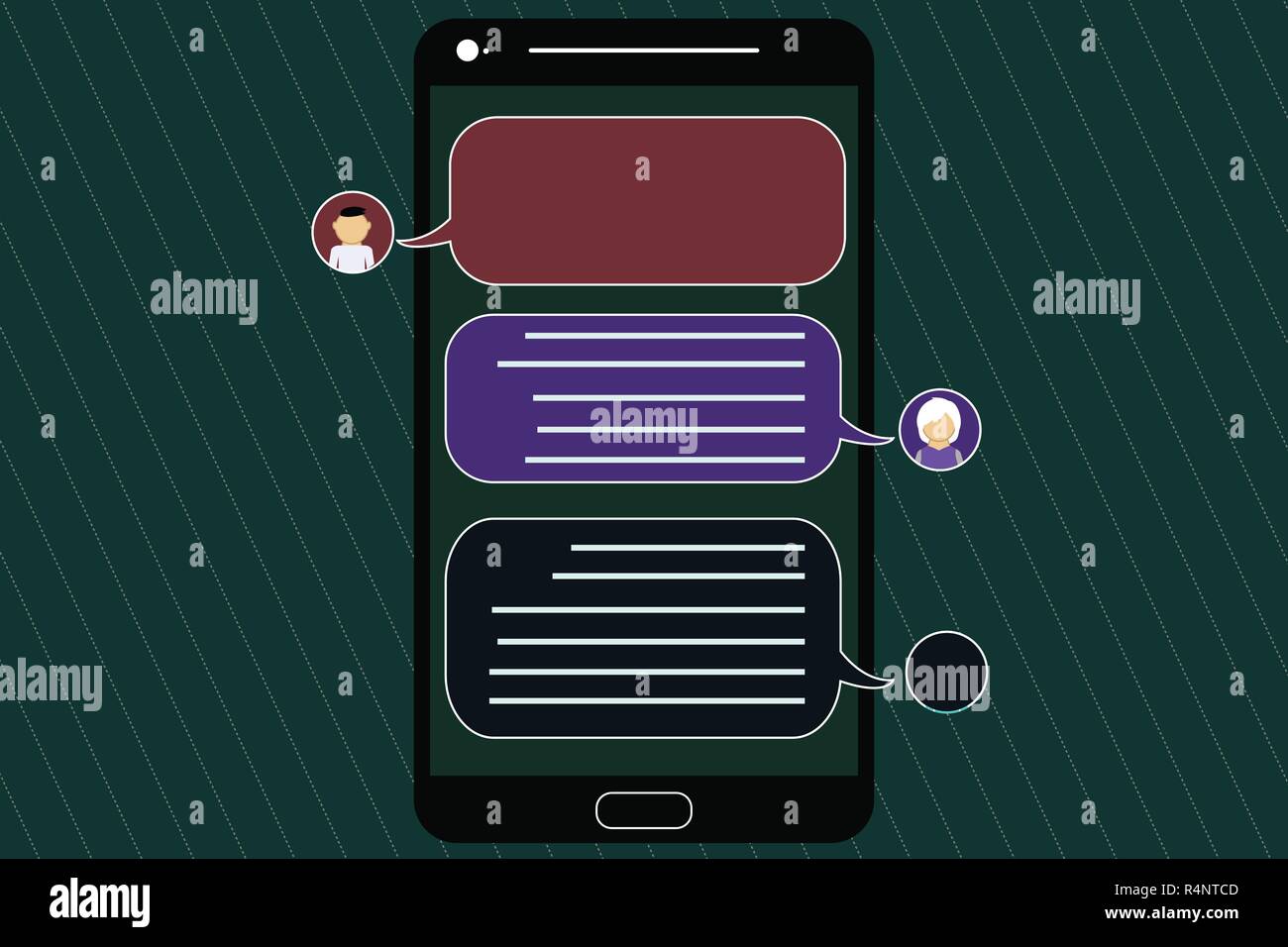 Design business Empty template isolated Minimalist graphic layout ...