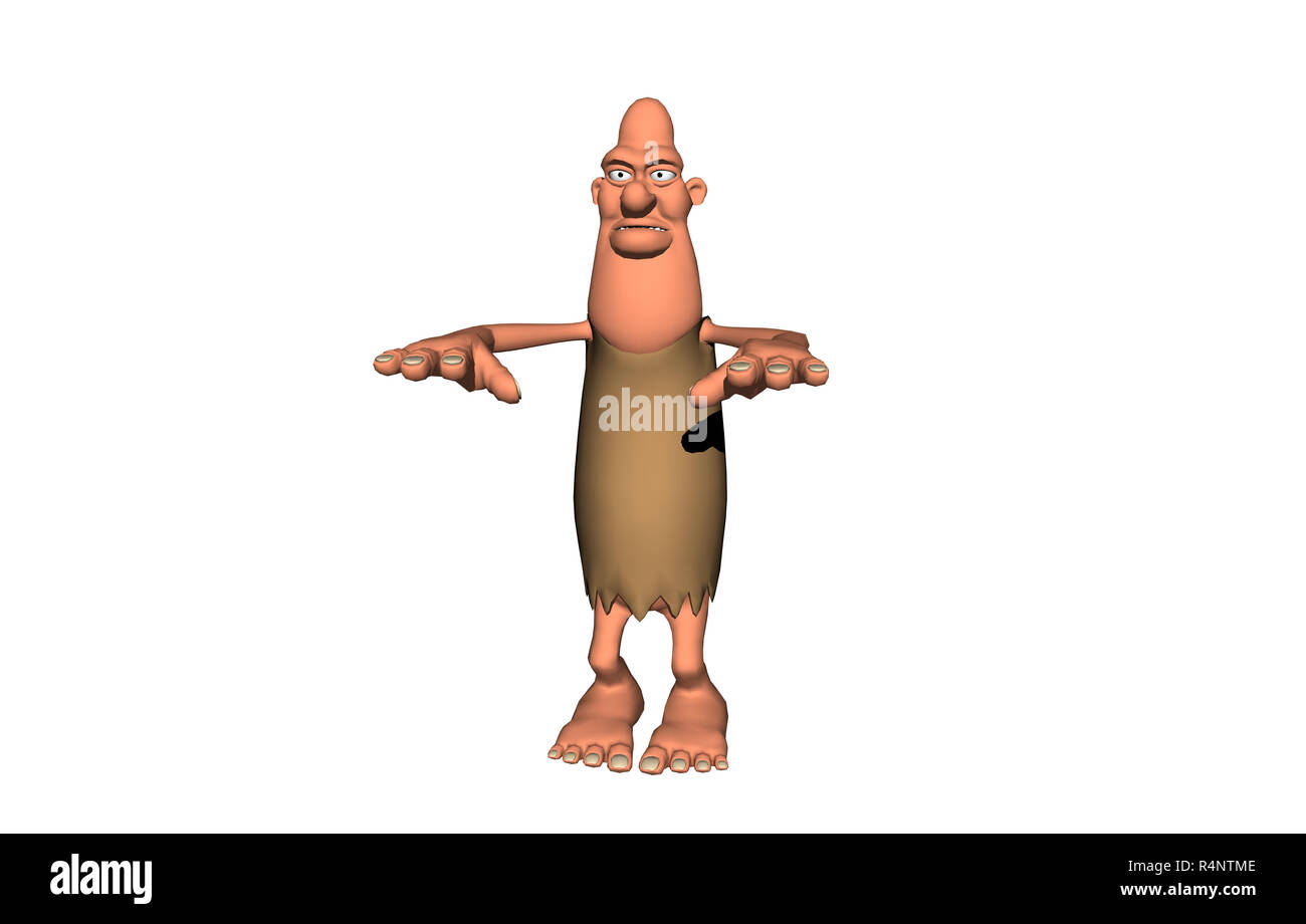 Cartoon Caveman Cut Out Stock Images & Pictures - Alamy