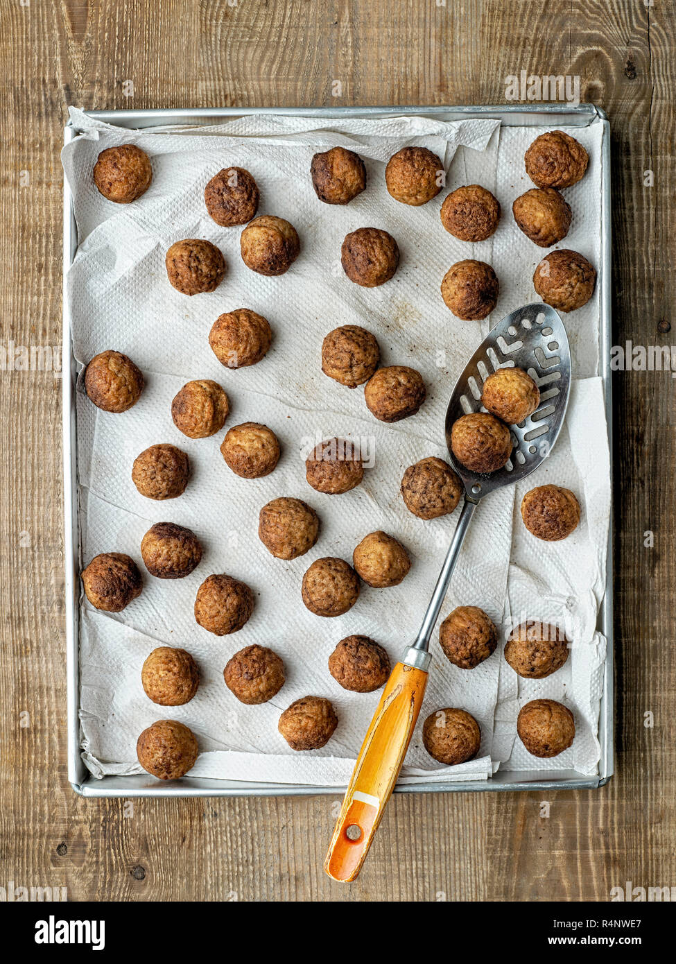 italian fried meatball Stock Photo - Alamy