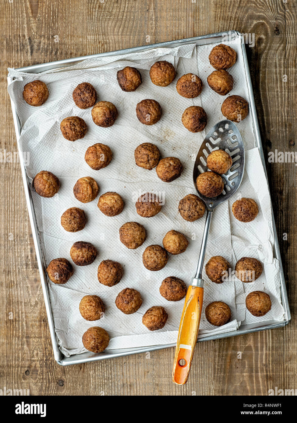 italian fried meatball Stock Photo - Alamy