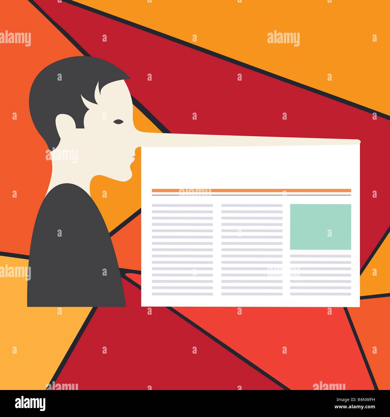 Pinocchio shape Stock Vector Images - Alamy