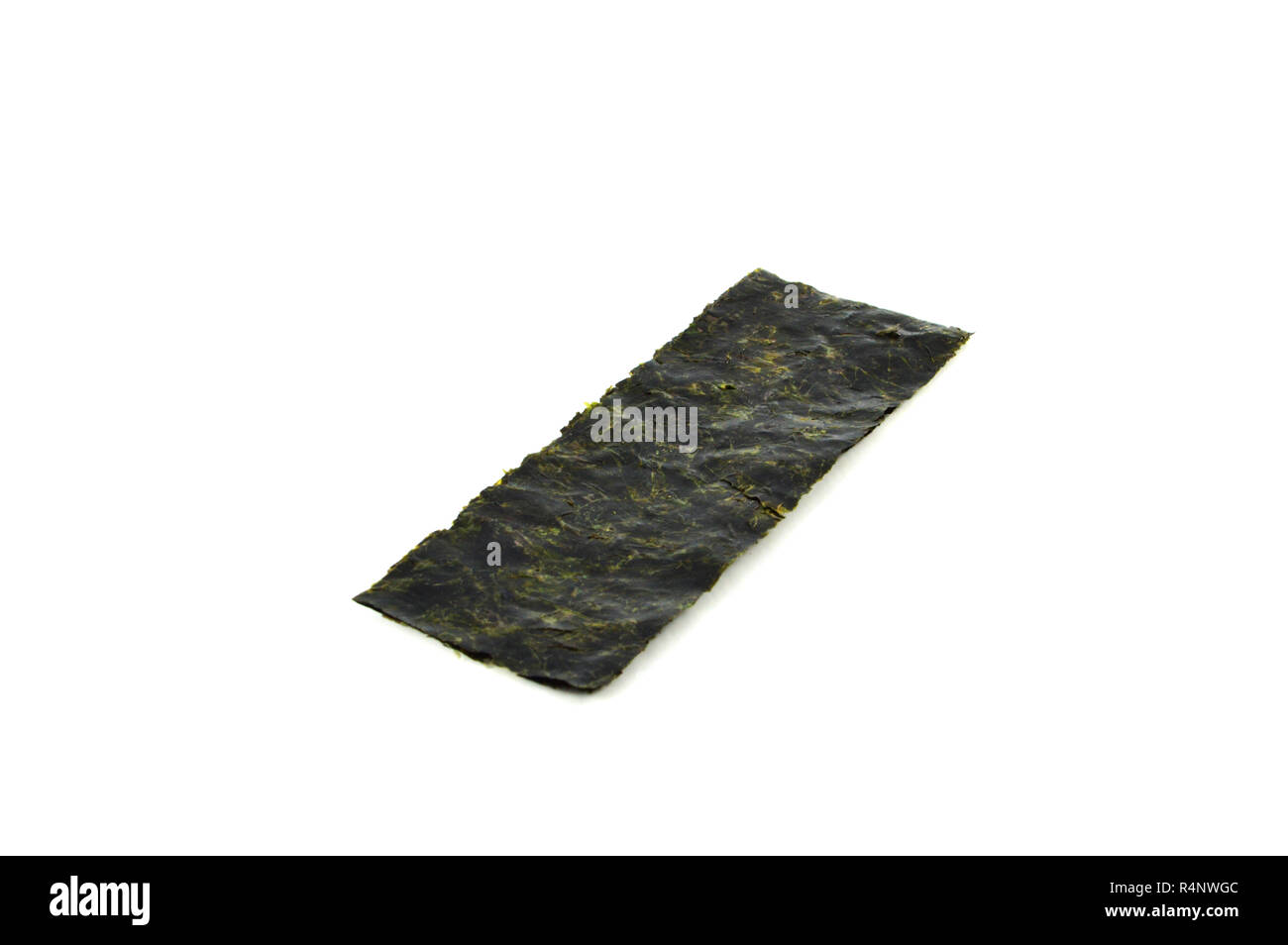 Kelp sheet isolated / dried crispy seaweed kelp for snack isolated on ...