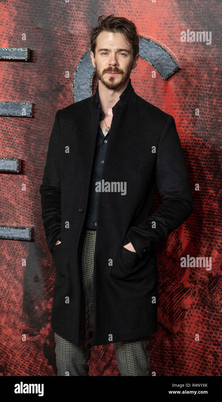 London, UK. 27th November, 2018. Sam Keeley attends the World Premiere ...
