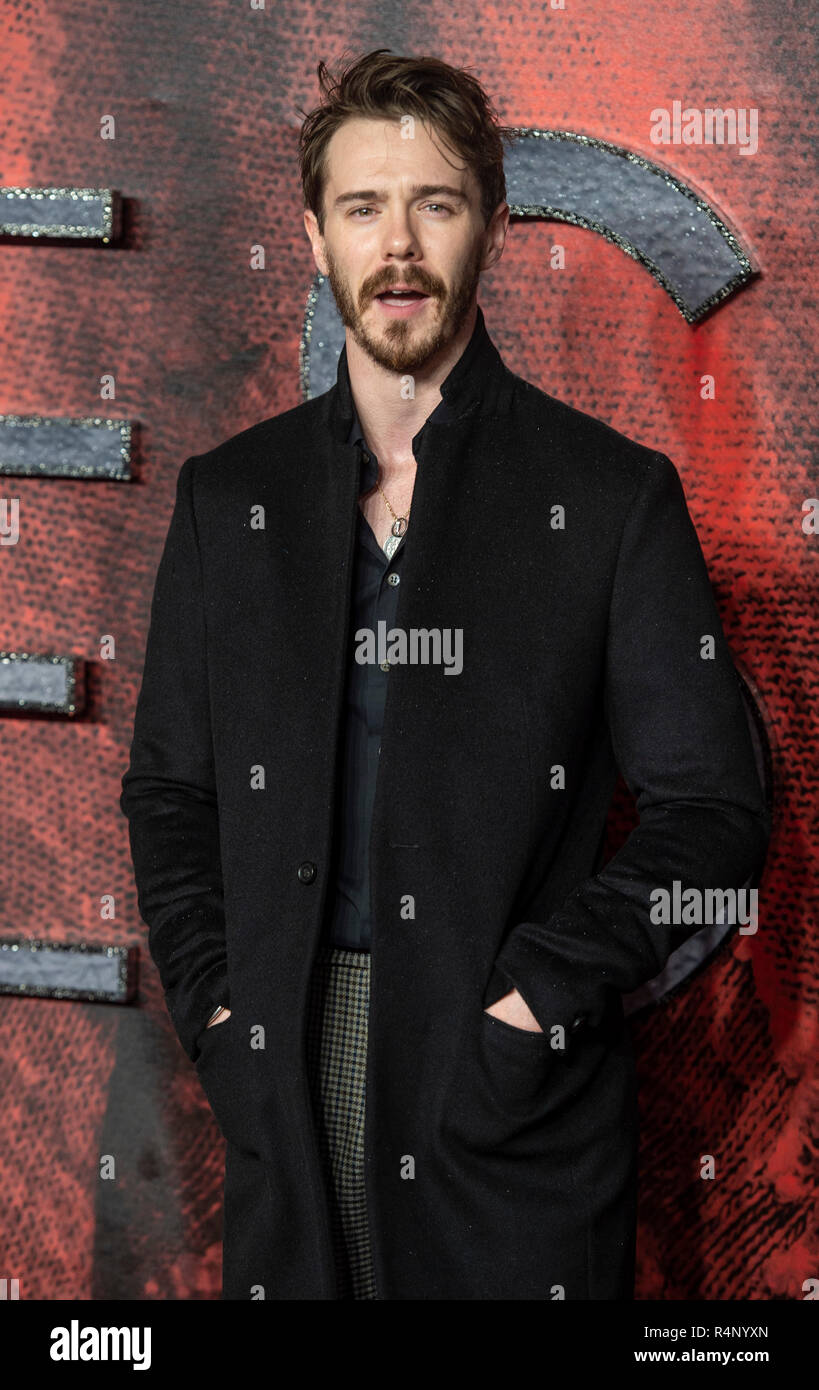 London, UK. 27th November, 2018. Sam Keeley attends the World Premiere ...