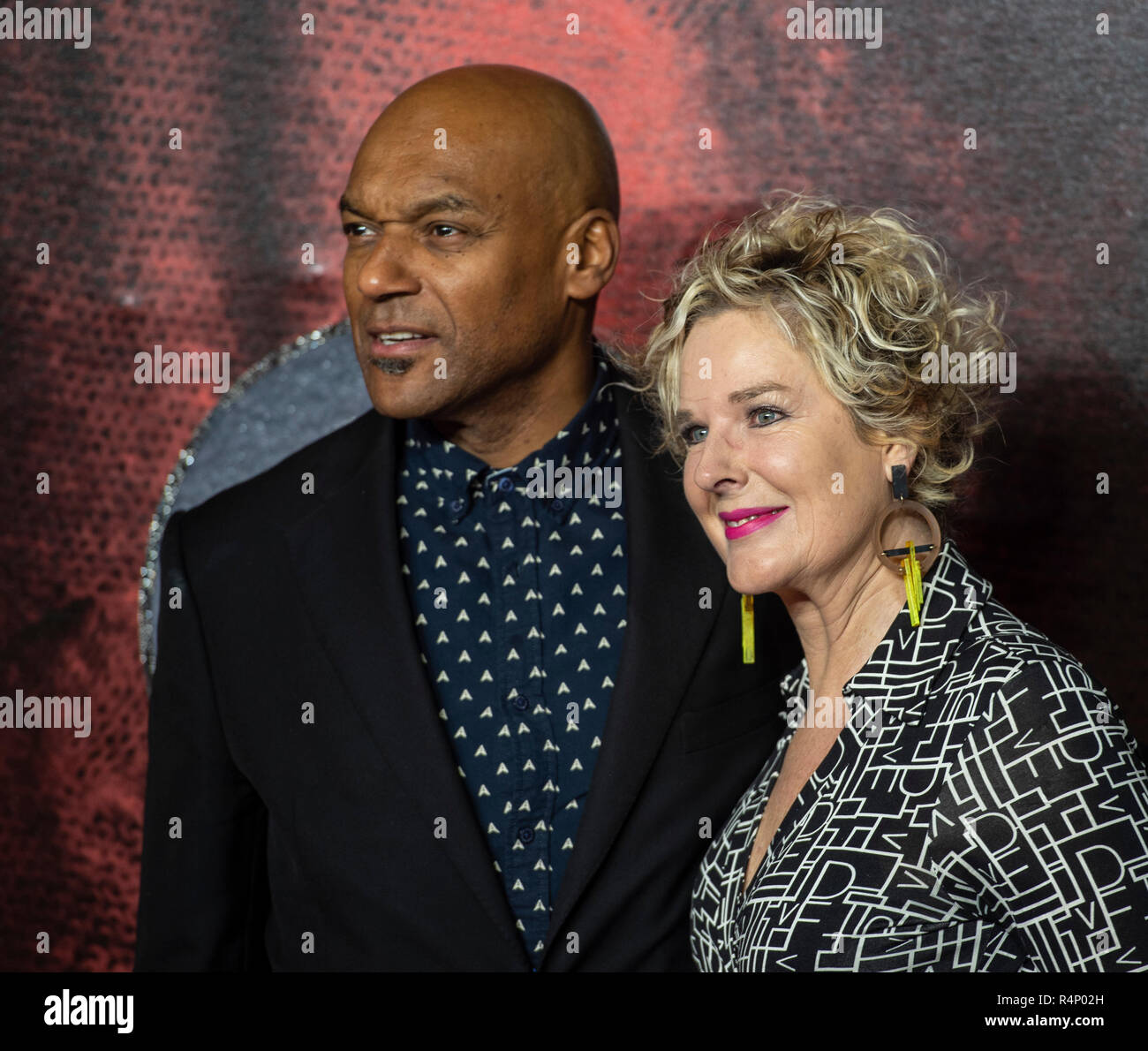London, UK. 27th November, 2018. Colin Salmon and Fiona Hawthorne ...