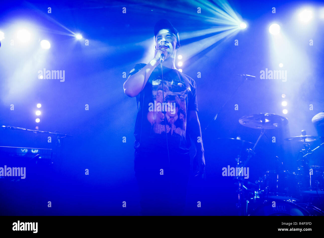 Brighton, UK. 27 November 2018. Raleigh Ritchie performs at Concorde 2 ...