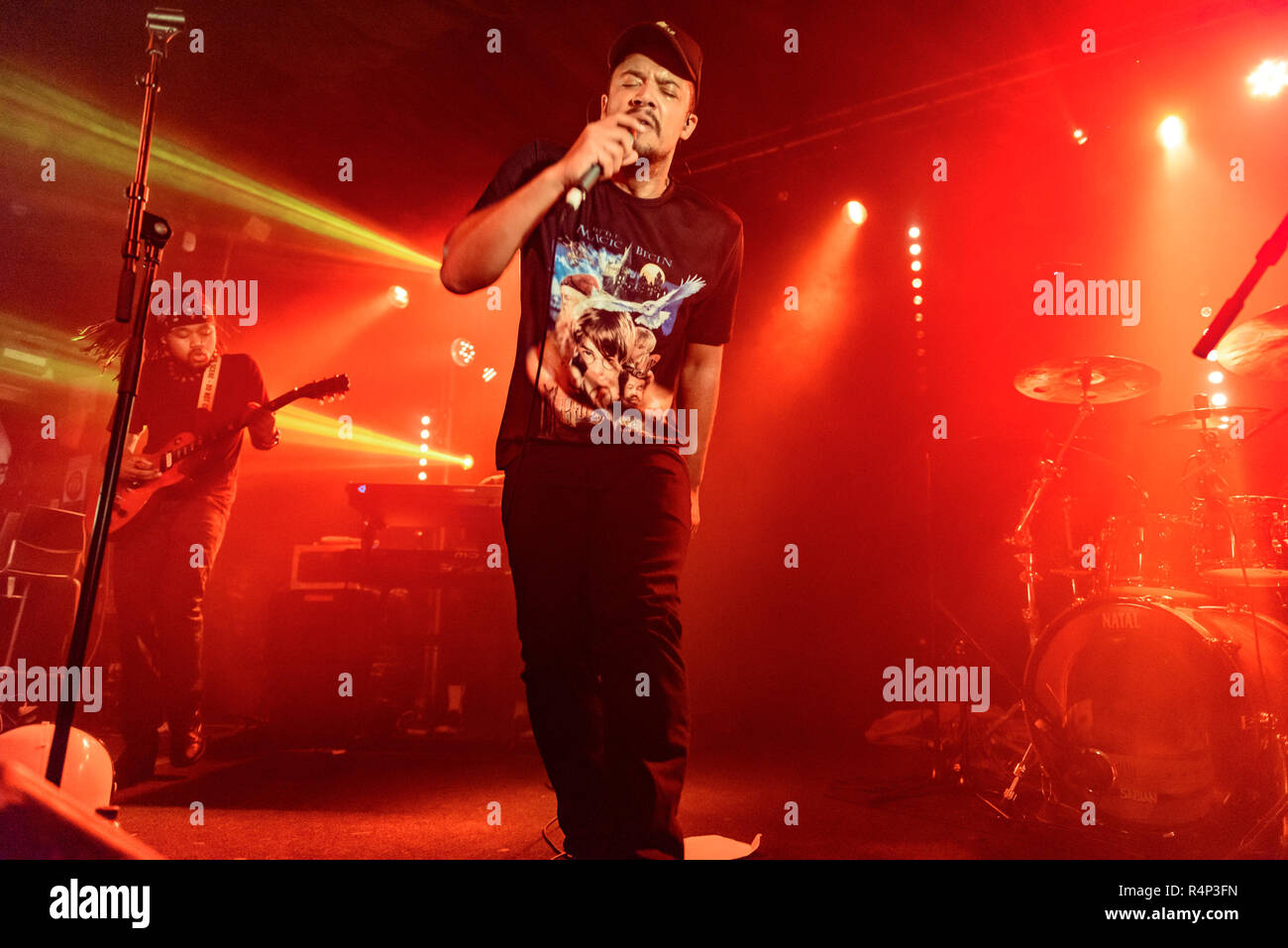 Brighton, UK. 27 November 2018. Raleigh Ritchie performs at Concorde 2 ...