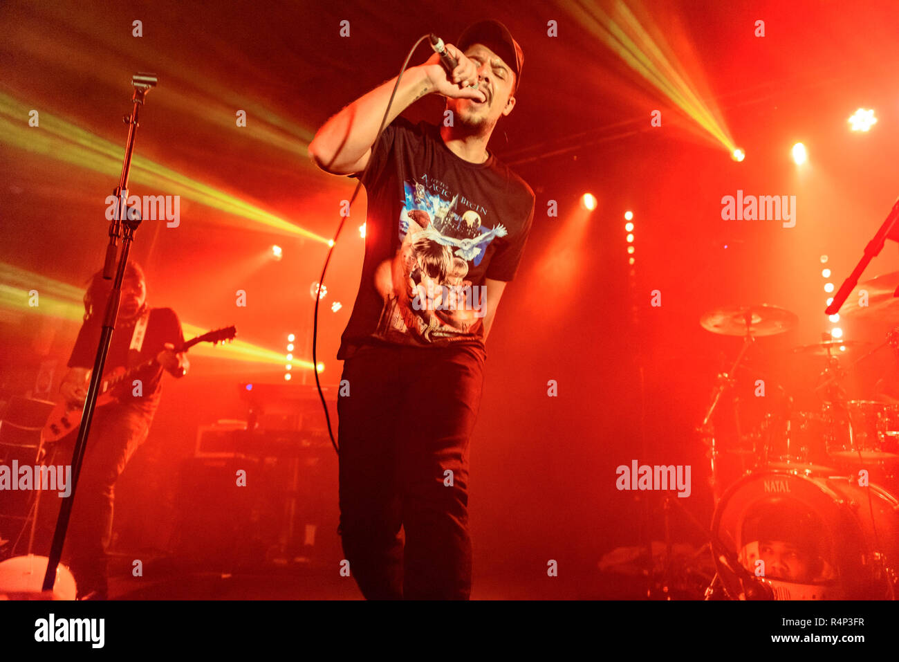 Brighton, UK. 27 November 2018. Raleigh Ritchie performs at Concorde 2 ...
