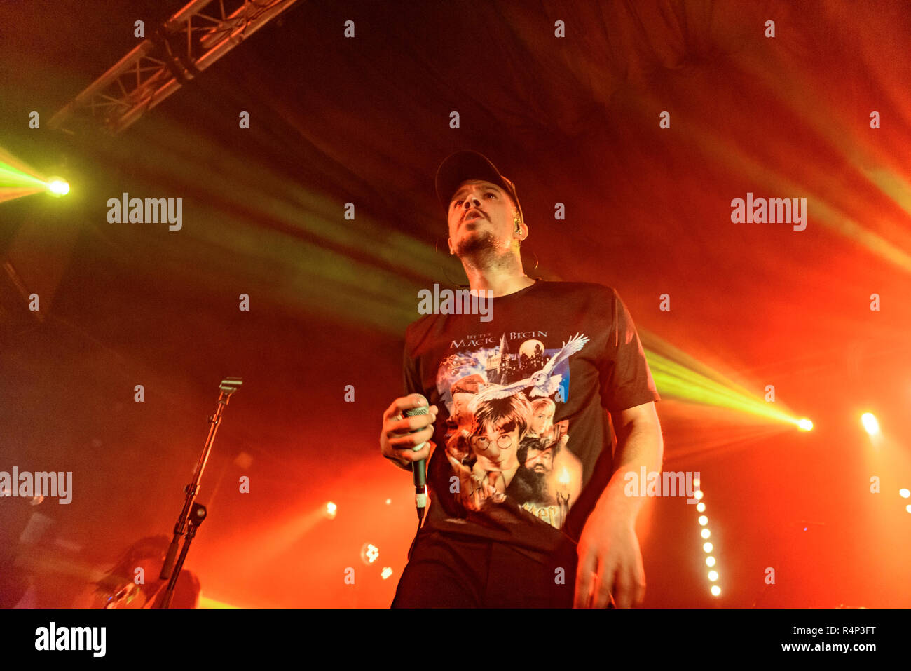 Brighton, UK. 27 November 2018. Raleigh Ritchie performs at Concorde 2 ...