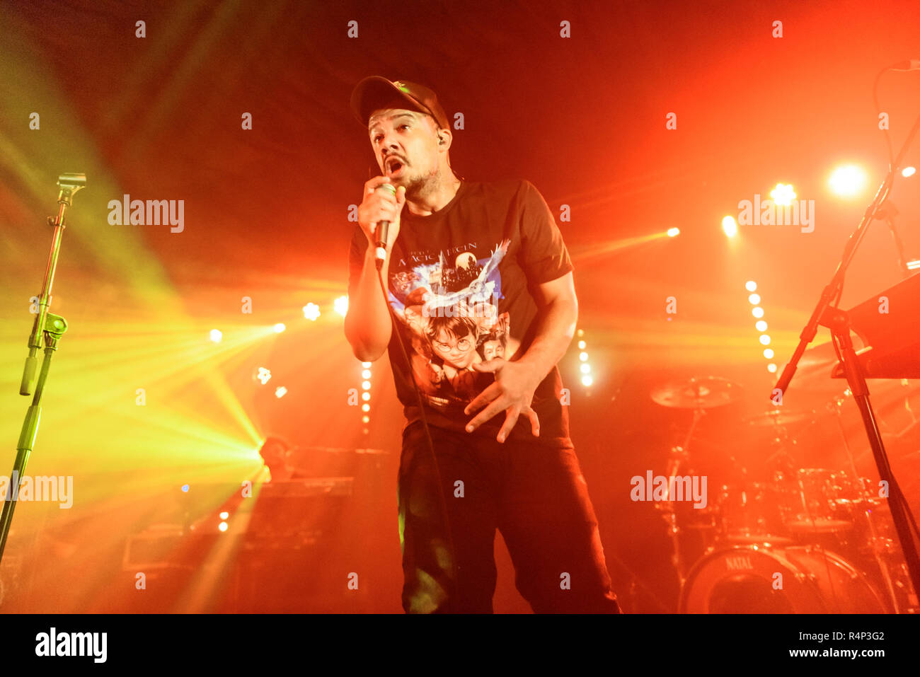 Brighton, UK. 27 November 2018. Raleigh Ritchie performs at Concorde 2 ...